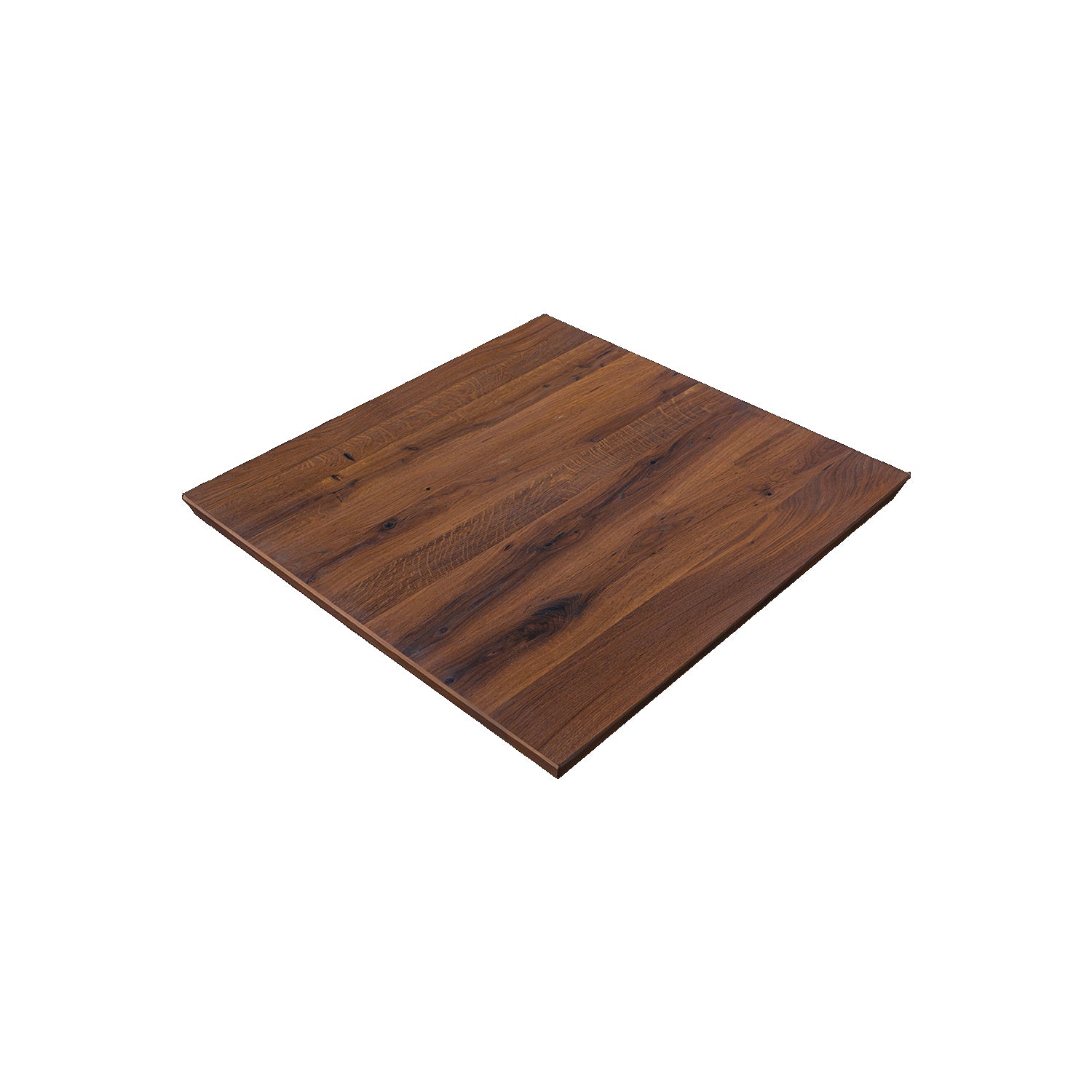 Premium Solid Oak Small Dining Tabletop - Charcoal