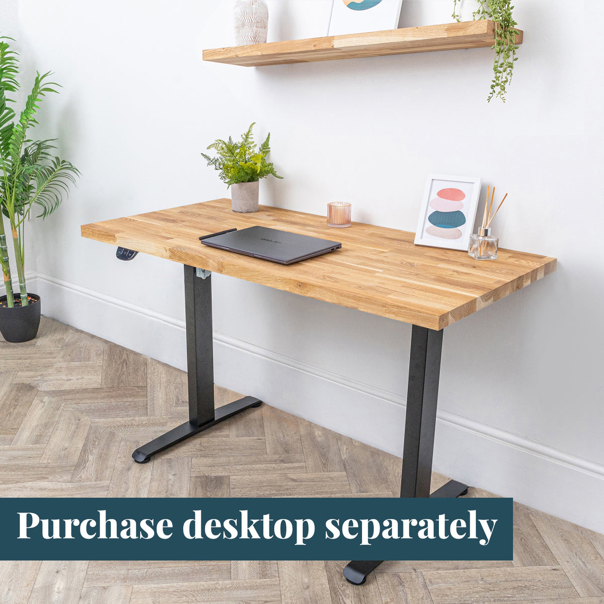 domli d1 Black Electric Height Adjustable Standing Desk Frame