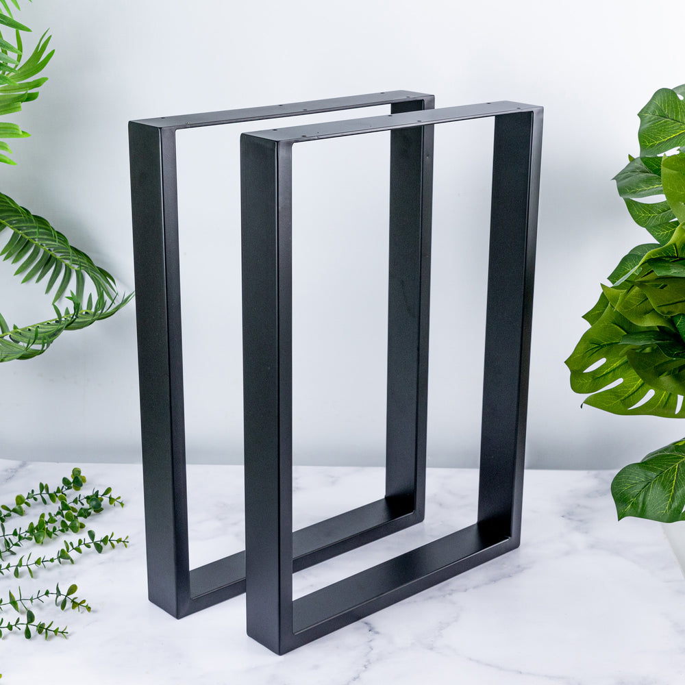 Premium Solid Oak Dining Table - Charcoal