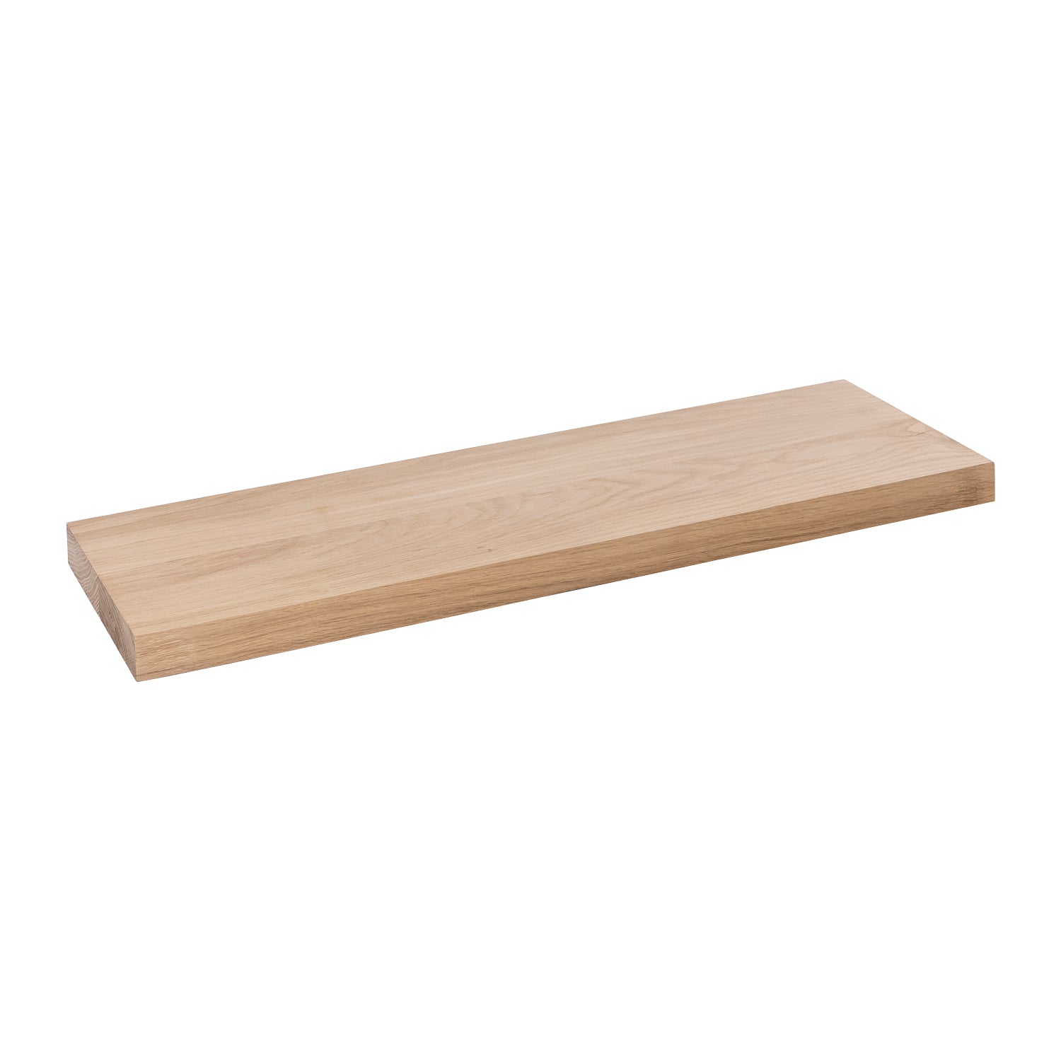 Full Stave Prime Oak Solid Wood Shelf (Sanded) - 40mm thick