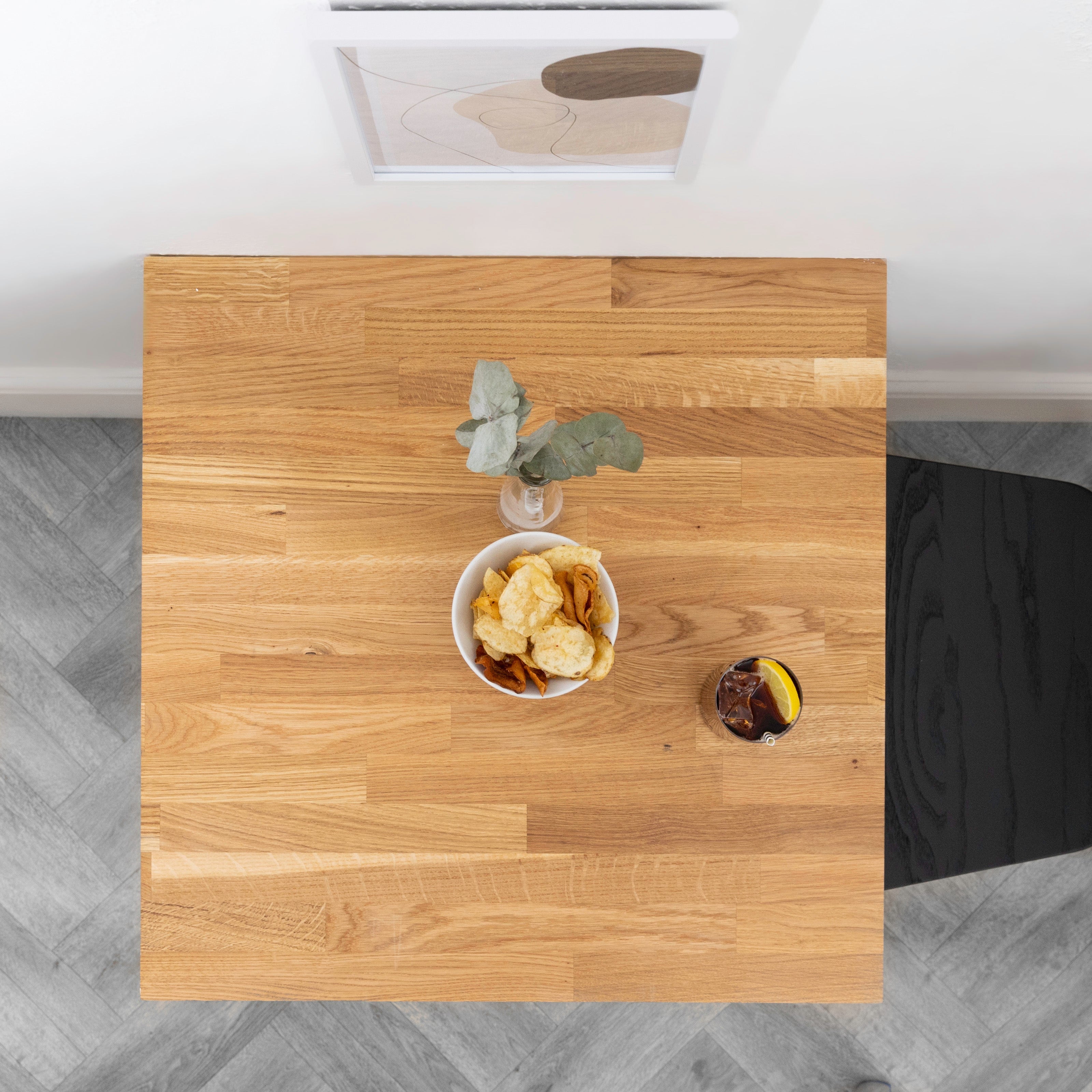 Oak Solid Wood Bistro Table