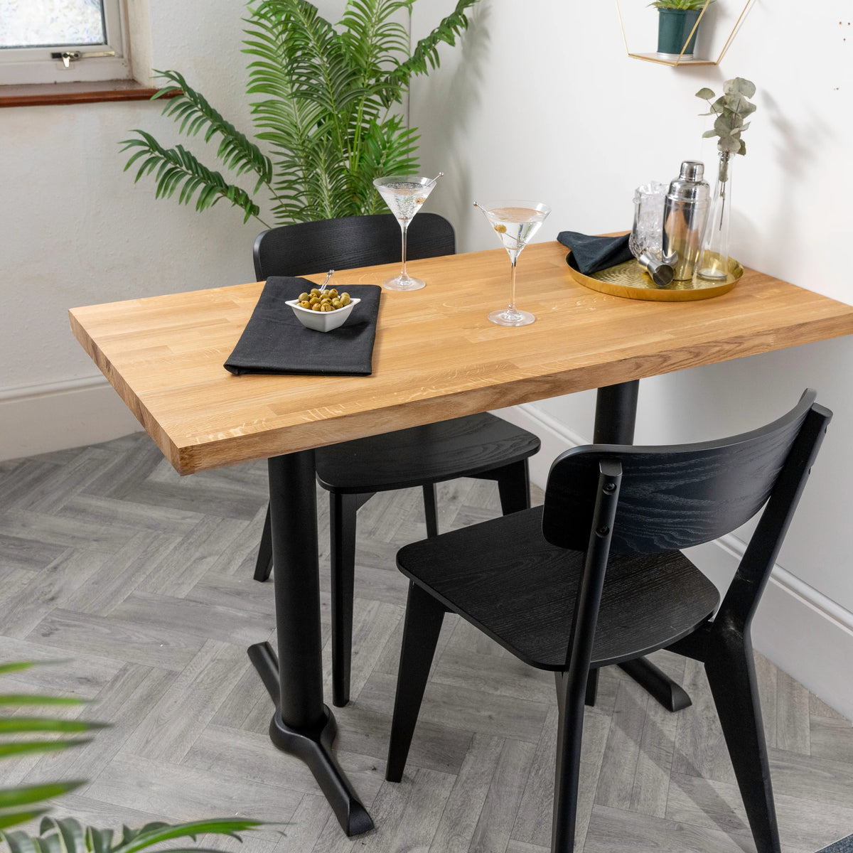 Wood iron table store