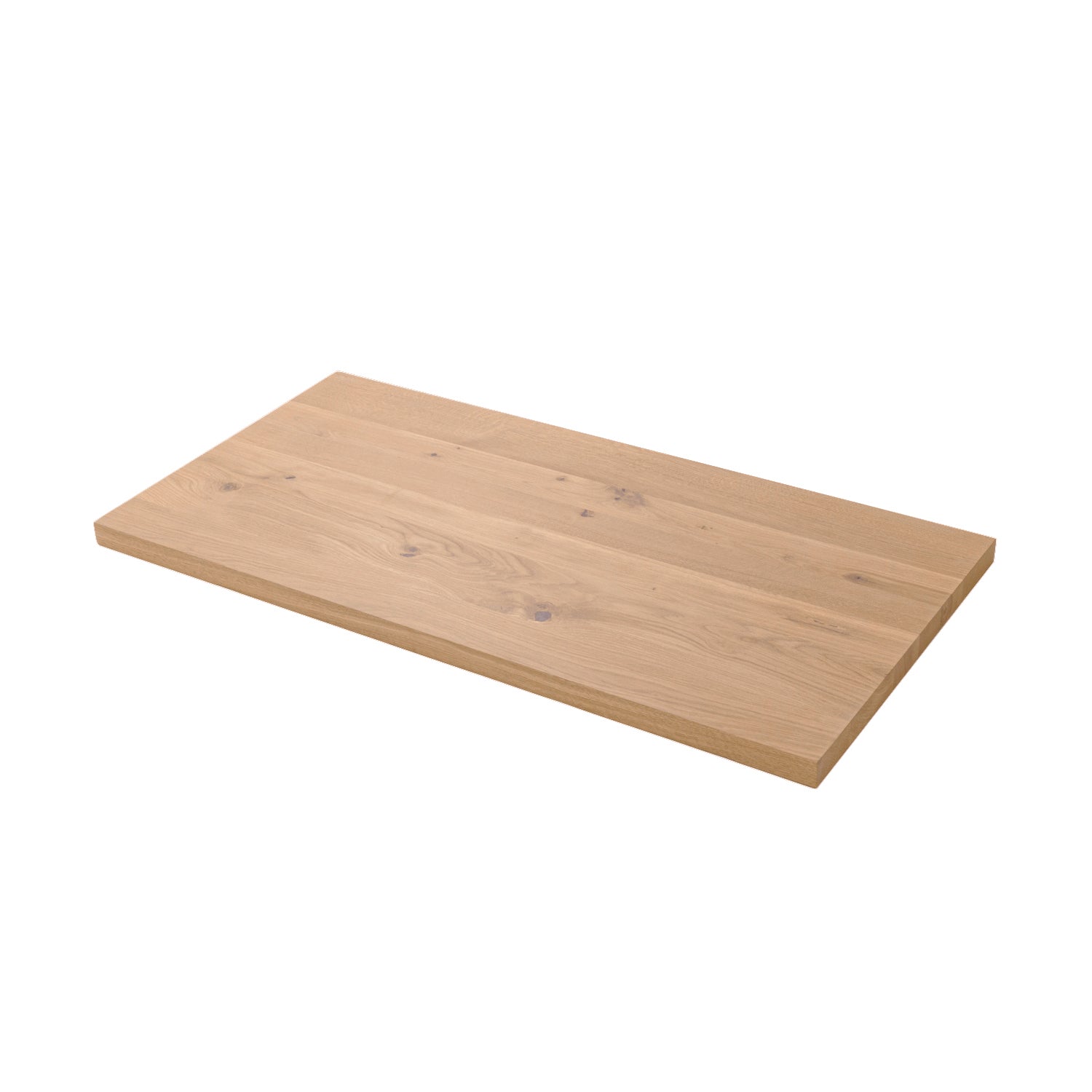 Premium Oak Solid Wood Desktop - Natural (Light Oak)