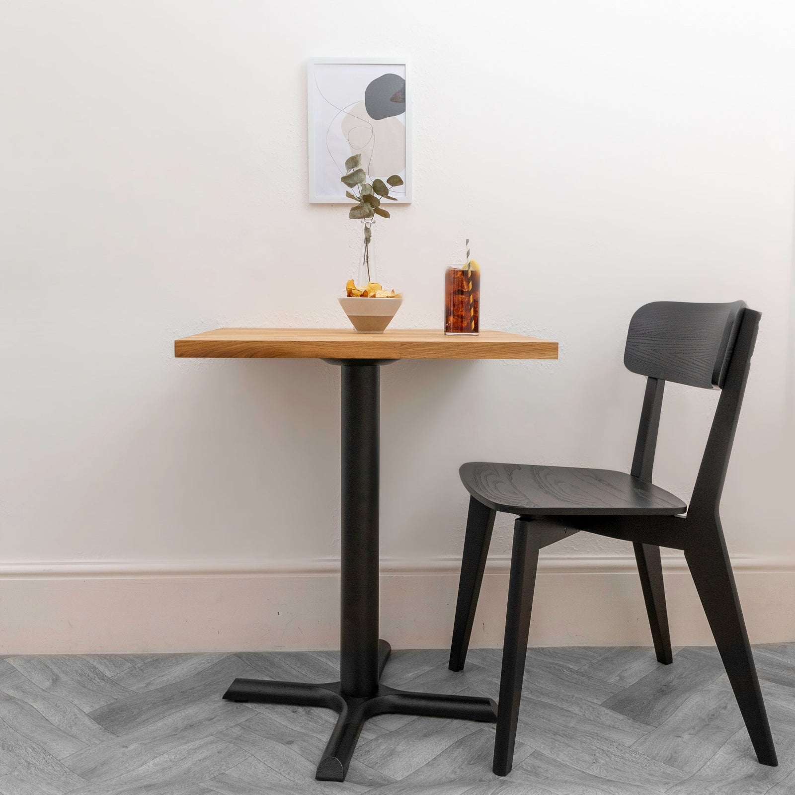 Oak Solid Wood Bistro Table