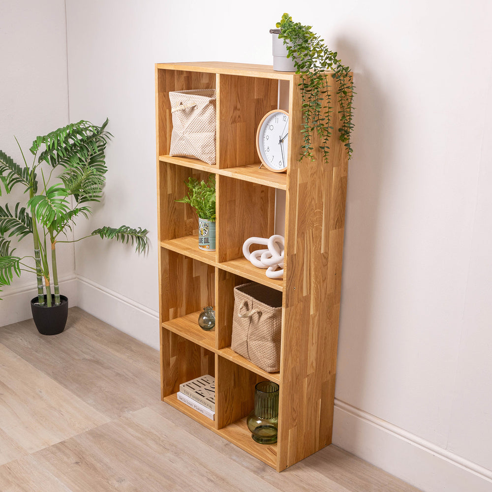 Solid Oak Cube Storage Unit